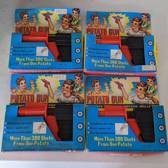 Toys | Potato Spud Toy Gun Shooter Novelty Classic Toy Gag Gift | Poshmark